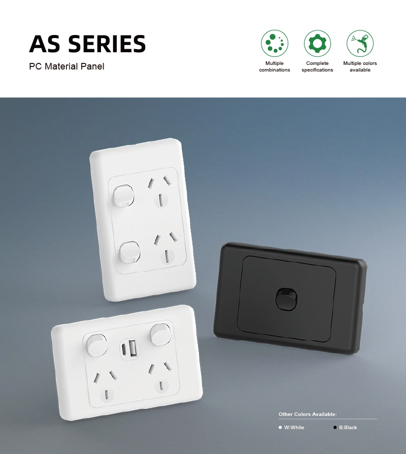 OEM Wall Switch & Socket: Available in Stainless Steel, PC, Acrylic ...